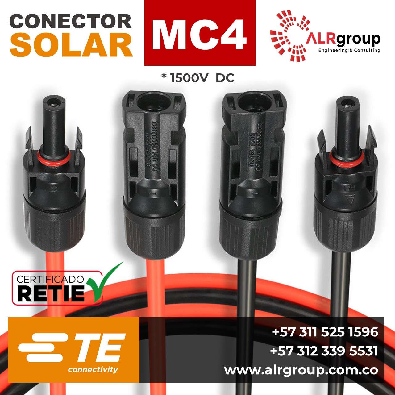 CONECTOR SOLAR MC4 PV4 SUMINISTROS - ALR Group